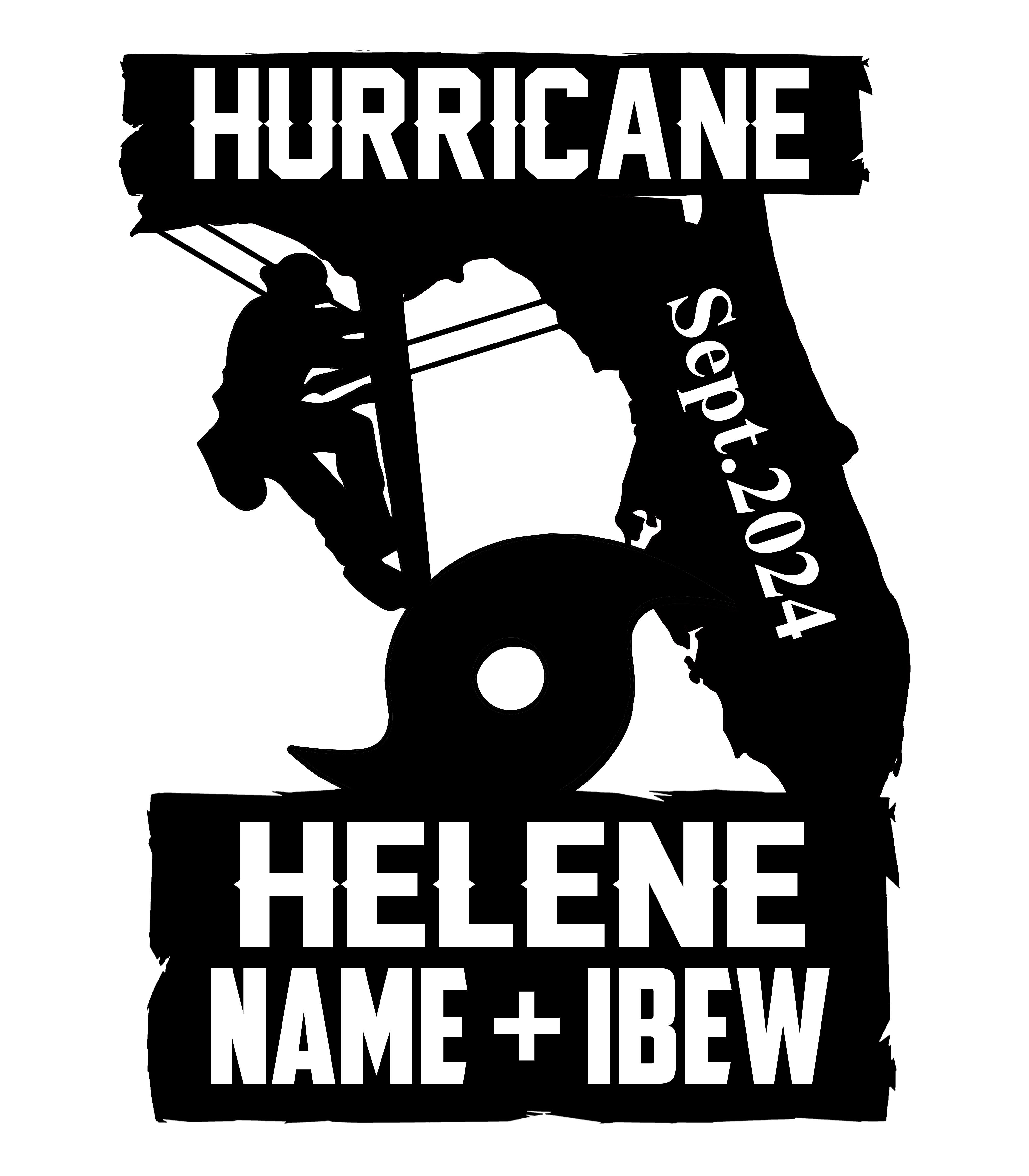 Hurricane Helene Lineman Metal Sign With Led - Fun Gifts Zone
