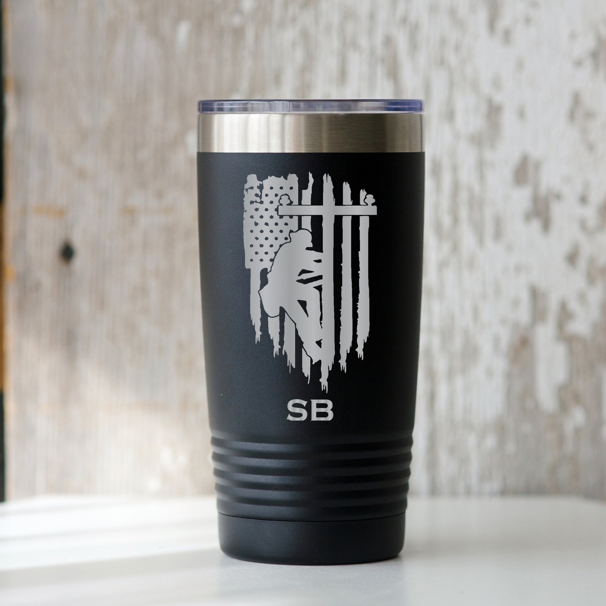 Custom Lineman Tumbler 20 Oz - Fun Gifts Zone